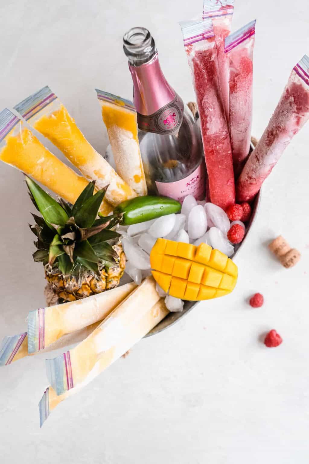 Boozy Alcohol Spiked Ice Pops (made with real fruit!) - The Fit Peach