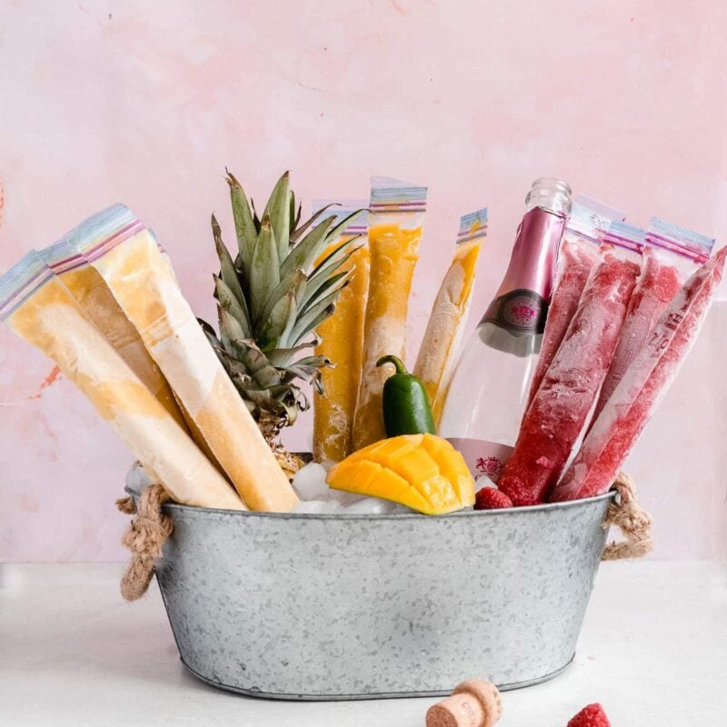 Boozy Alcohol Spiked Ice Pops (made with real fruit!) - The Fit Peach