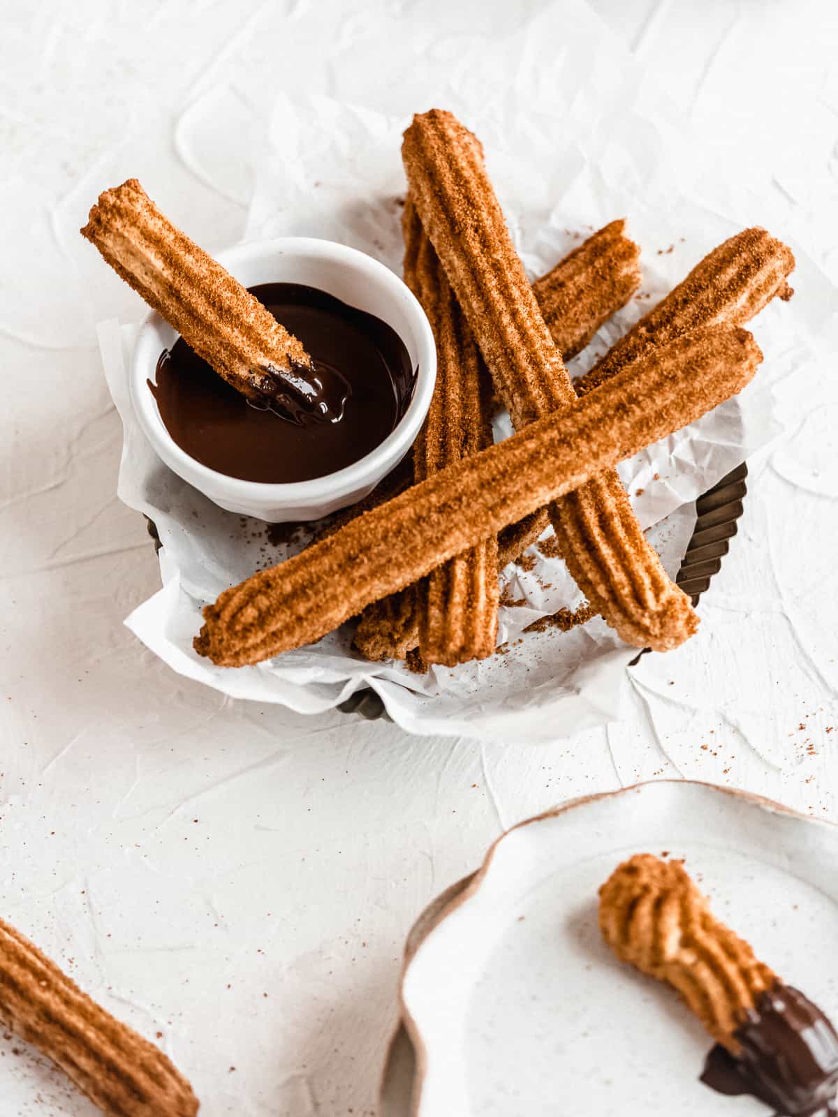 Vegan Baked Churros - The Fit Peach