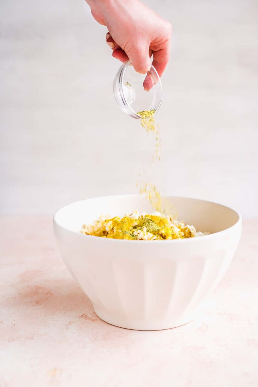 Savory Cheesy Popcorn - The Fit Peach