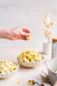 Savory Cheesy Popcorn - The Fit Peach
