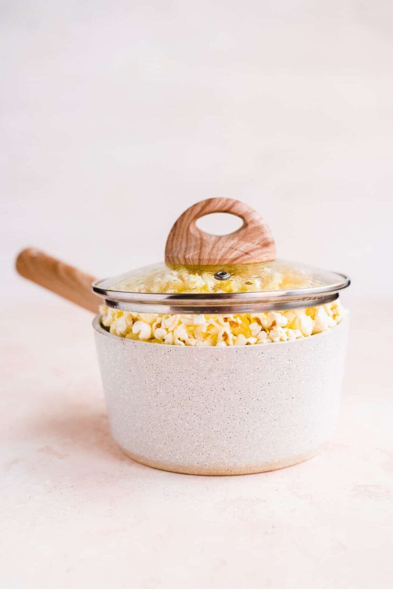 Savory Cheesy Popcorn - The Fit Peach