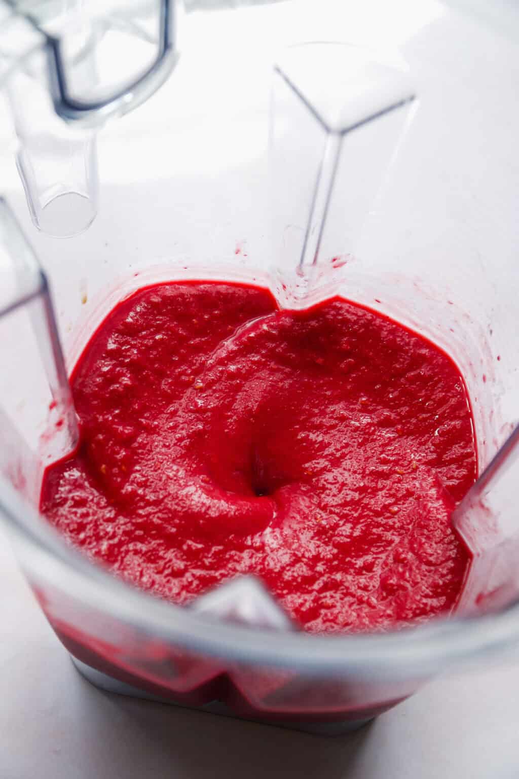 Raspberry Sherbet Ice Cream - The Fit Peach