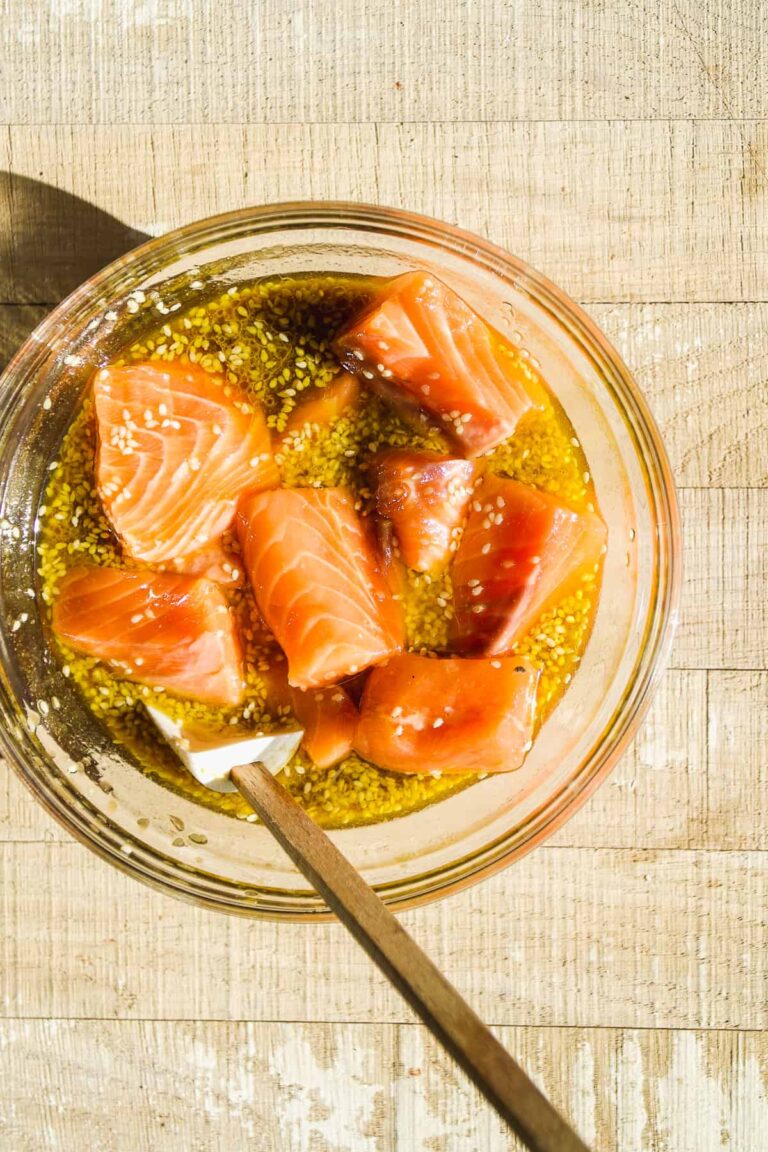 Salmon Rice Stir Fry - The Fit Peach