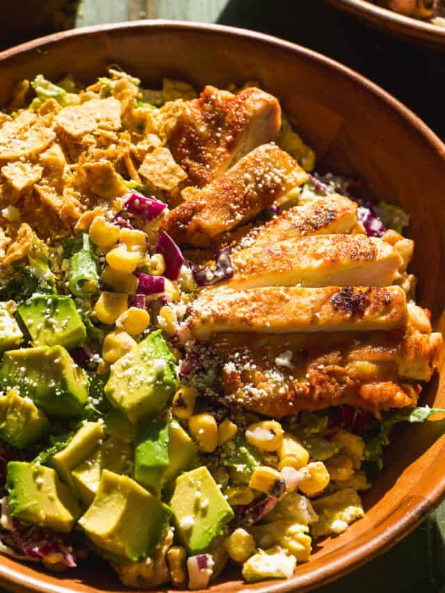 Elote Chicken Salad Recipe - The Fit Peach