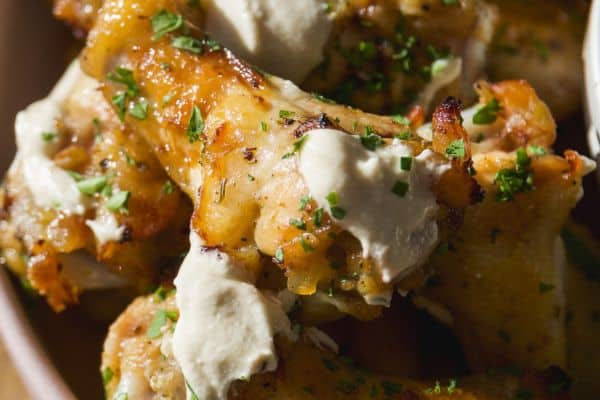 Healthy Chicken Wing Recipe - The Fit Peach